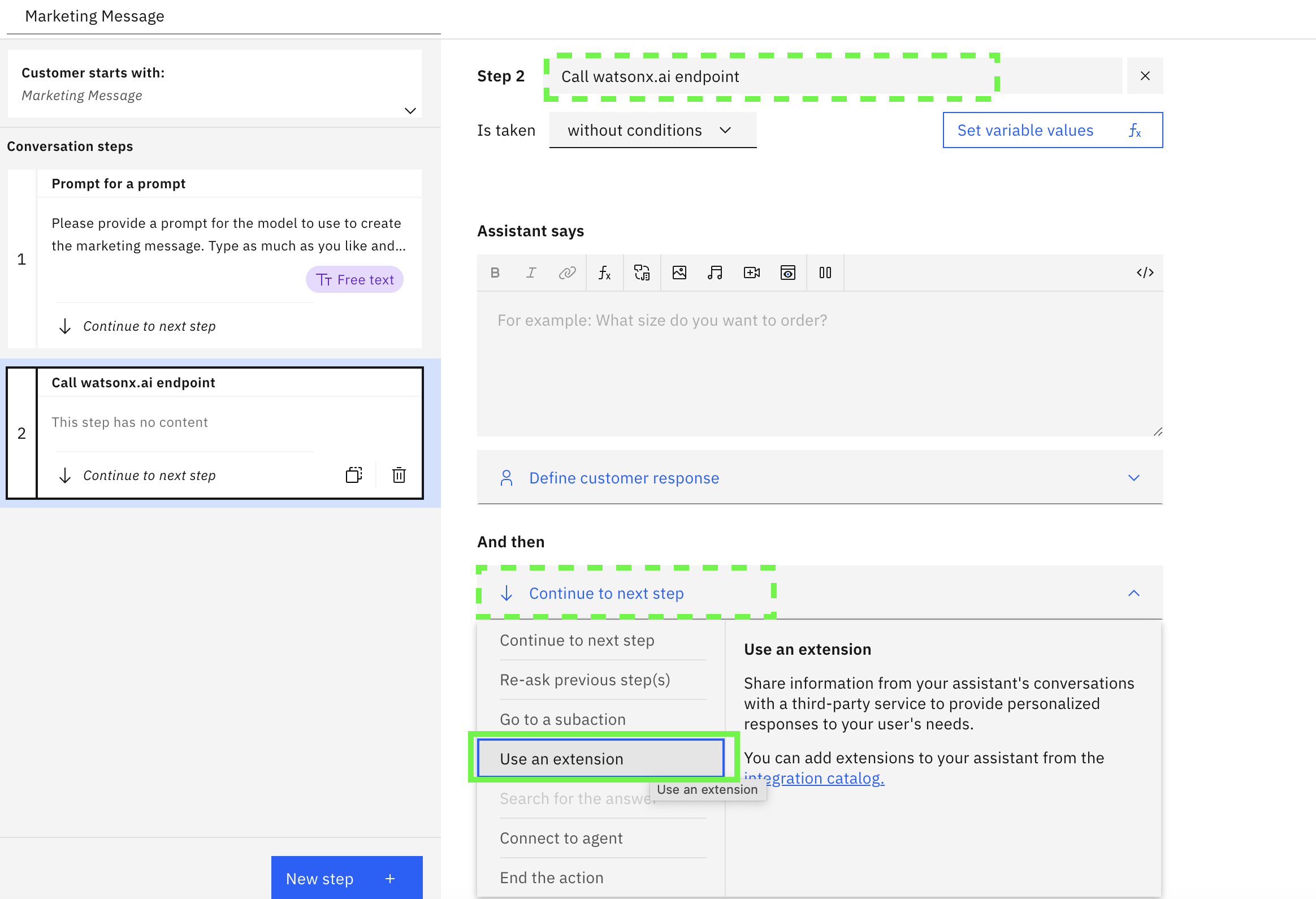 Integrate Watsonx Assistant With Watsonxai Foundation Models Ibm Developer
